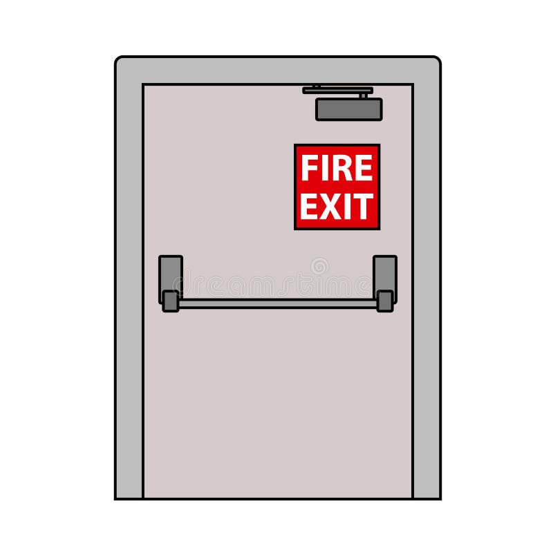 Fire exit signs stock vector. Illustration of green, help - 45600399