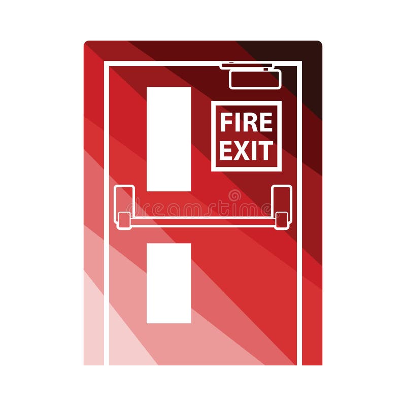 Fire Door Icon. Doors Icons Universal Set For Web And Mobile Stock ...