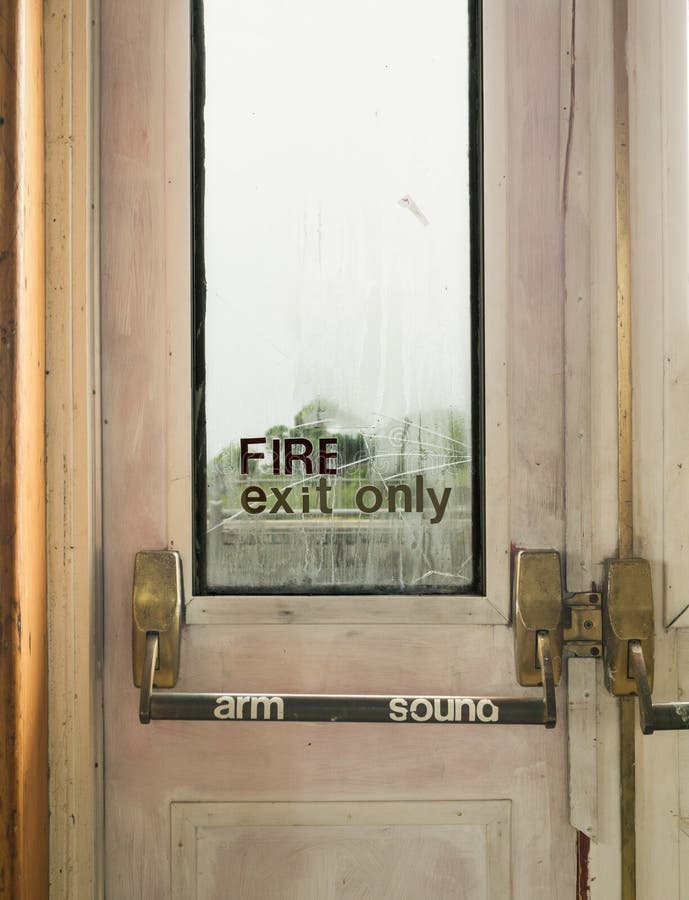 Fire Exit Door stock image. Image of window, architecture - 31813187