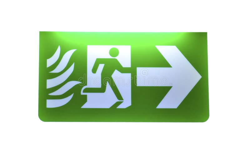 Fire exit stock image. Image of help, illuminated, sign - 51443347