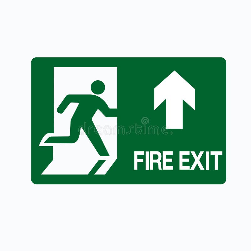 Emergency Exit Yellow Stock Illustrations – 475 Emergency Exit Yellow ...