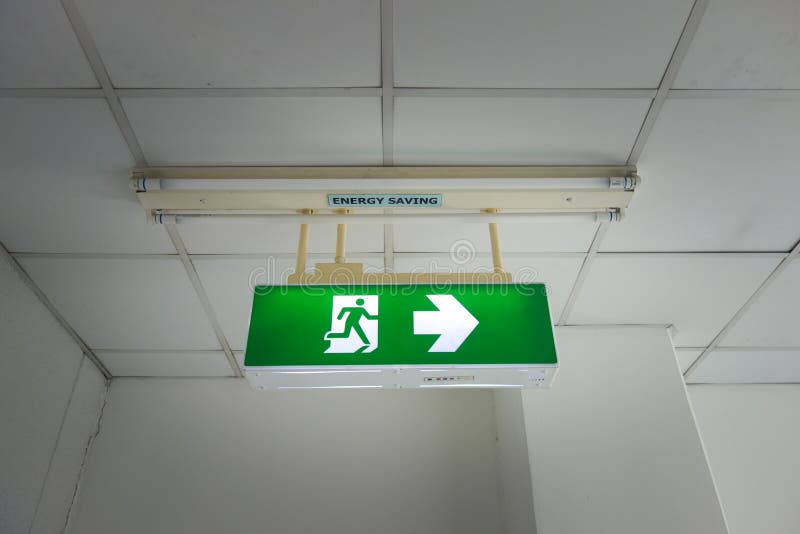 Fire exit in factory. stock photo. Image of indica, grows - 143873178