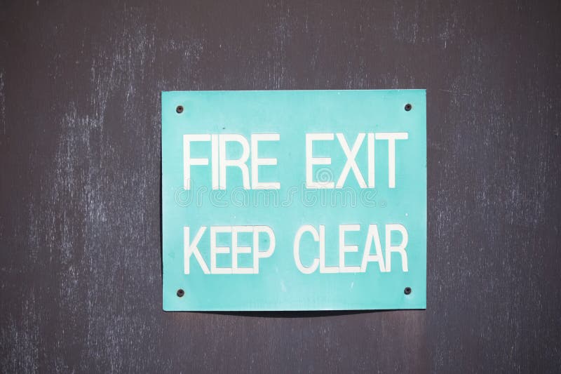 245 Old Fire Exit Sign Stock Photos - Free & Royalty-Free Stock Photos ...