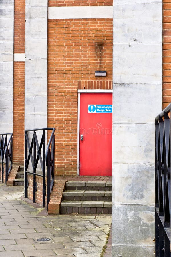 Fire exit stock image. Image of open, steps, factory - 61320535