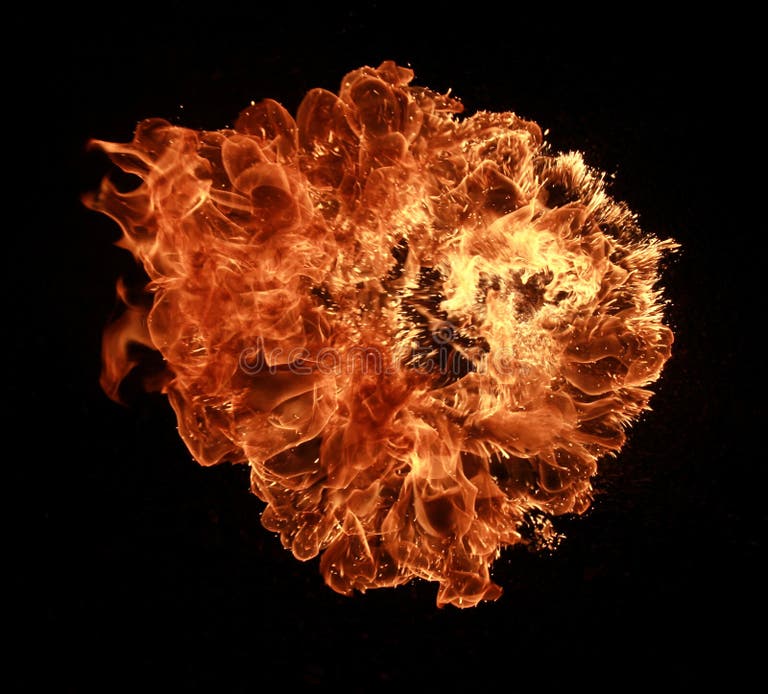 Fire explosion stock photo. Image of heat, black, detonation - 17029894