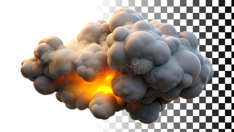 Fire Explosion Cloud, Burst, Flame and Dynamic Effect Png Transparent ...