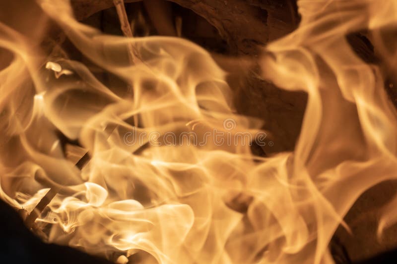 Fire Explosion, Fiery Background, Fire and Smoke after Fire Crackers ...