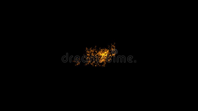 Fire Explosion for Intro, Elements for Design, on Black Background ...