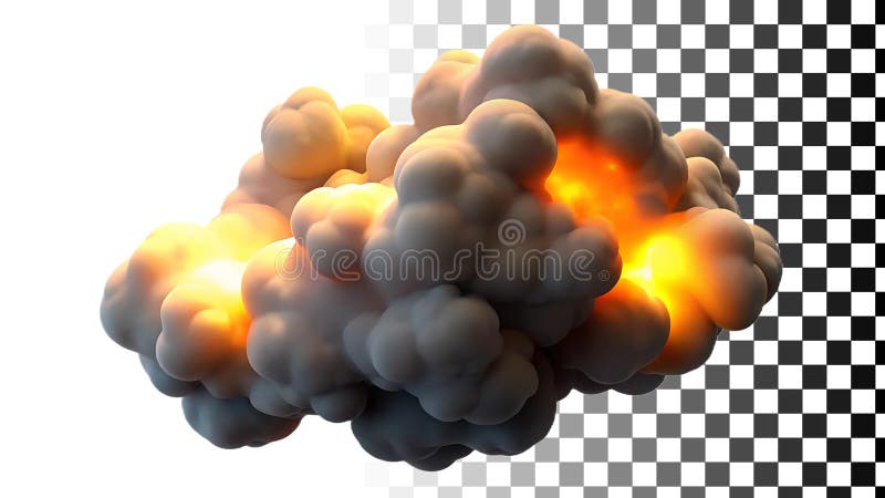 Fire Explosion, Powerful Blast and Dynamic Effect Png Transparent Image ...