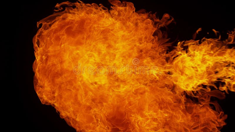 Fire Explosion Shooting with High Speed Camera at 1000fps, Stock Video ...