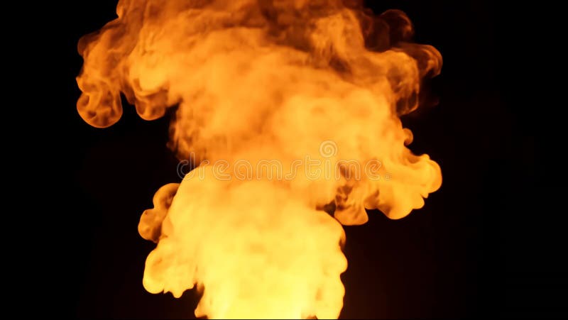 Fire Explosion in Slow Motion Stock Video - Video of fire, orange ...