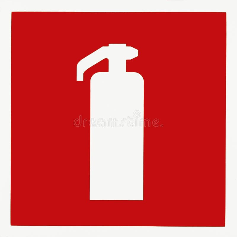Fire extinguisher stock illustration. Illustration of extinguish - 513452