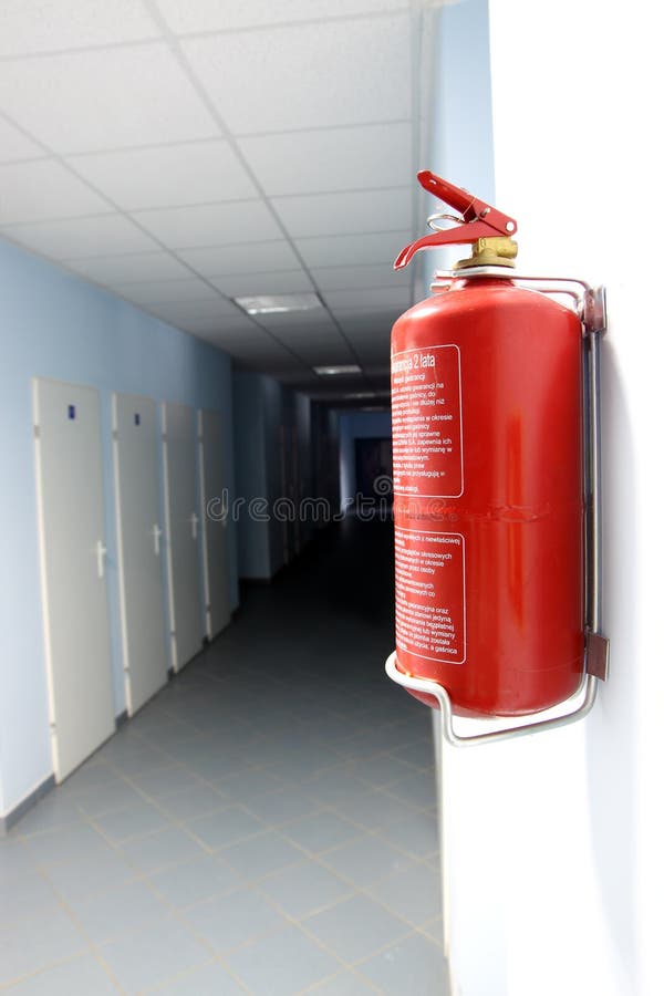 Fire extinguisher stock image. Image of factory, extinguisher - 18969515