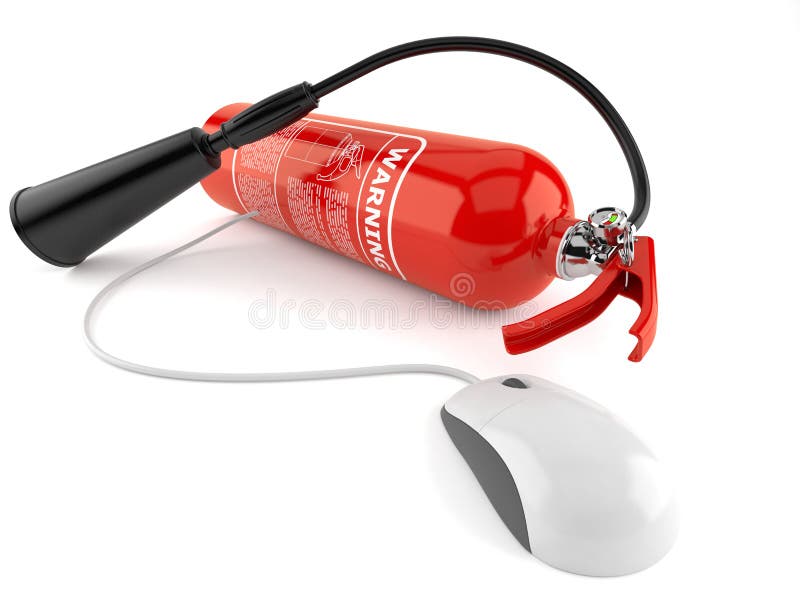 Extinguisher Computer Stock Illustrations – 613 Extinguisher Computer ...
