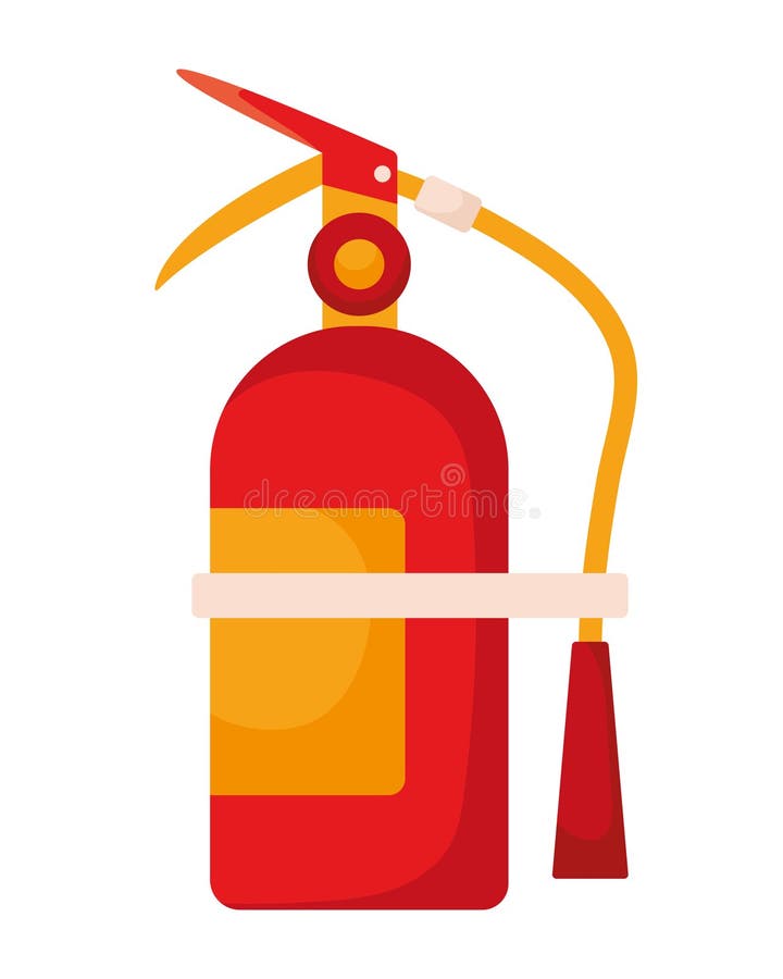 Fire Extinguisher Firefighter Equipment Stock Vector - Illustration of ...