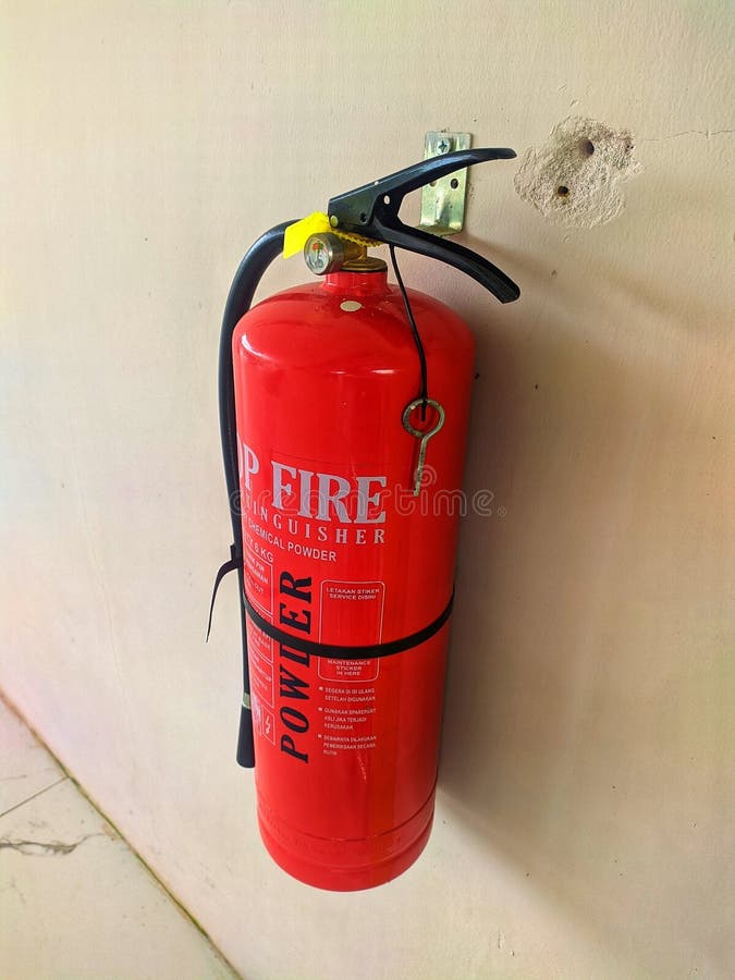 Fire Extinguisher Hanging on the Wall.. Editorial Photography - Image ...