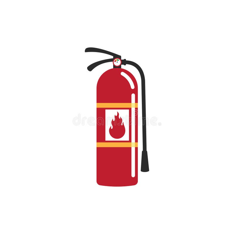 Fire extinguisher icon stock vector. Illustration of extinguisher ...