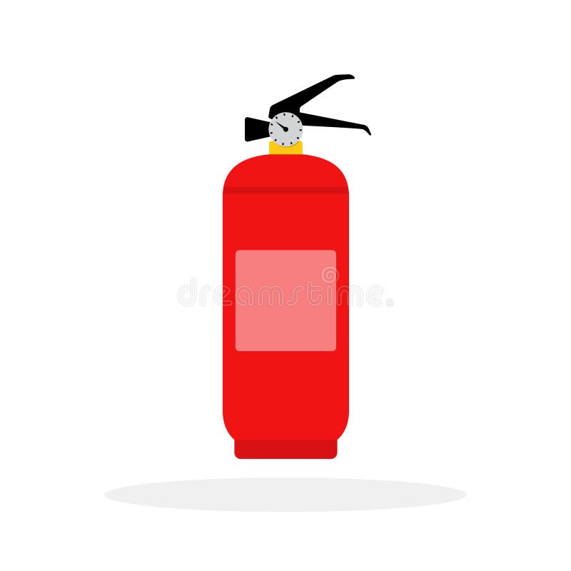 Fire Extinguisher Icon. Fire Extinguisher Red Icon. Firefighter ...