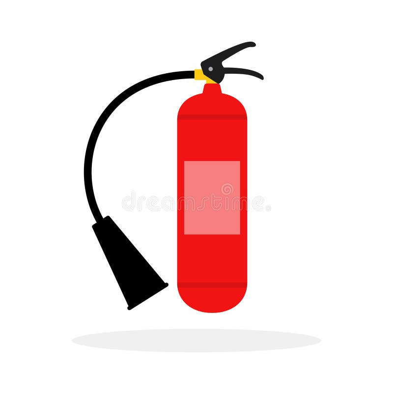 Fire Extinguisher Icon. Fire Extinguisher Red Icon. Firefighter ...
