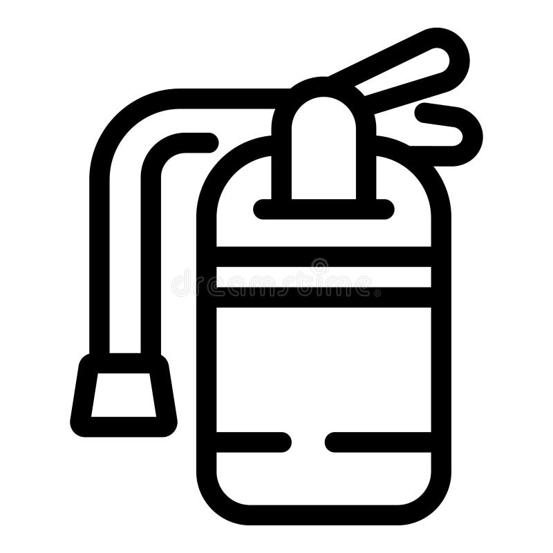 Fire Extinguisher Icon Representing Firefighting Equipment for Safety ...