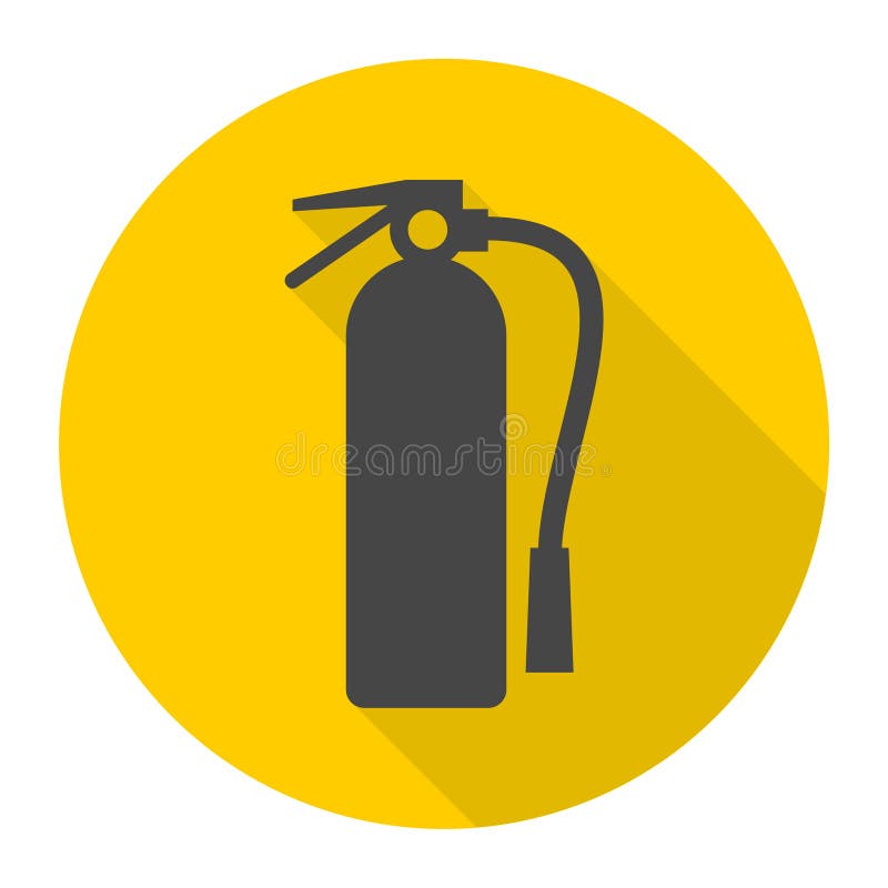 Fire Extinguisher Icon, Color Set Stock Vector - Illustration of icon ...