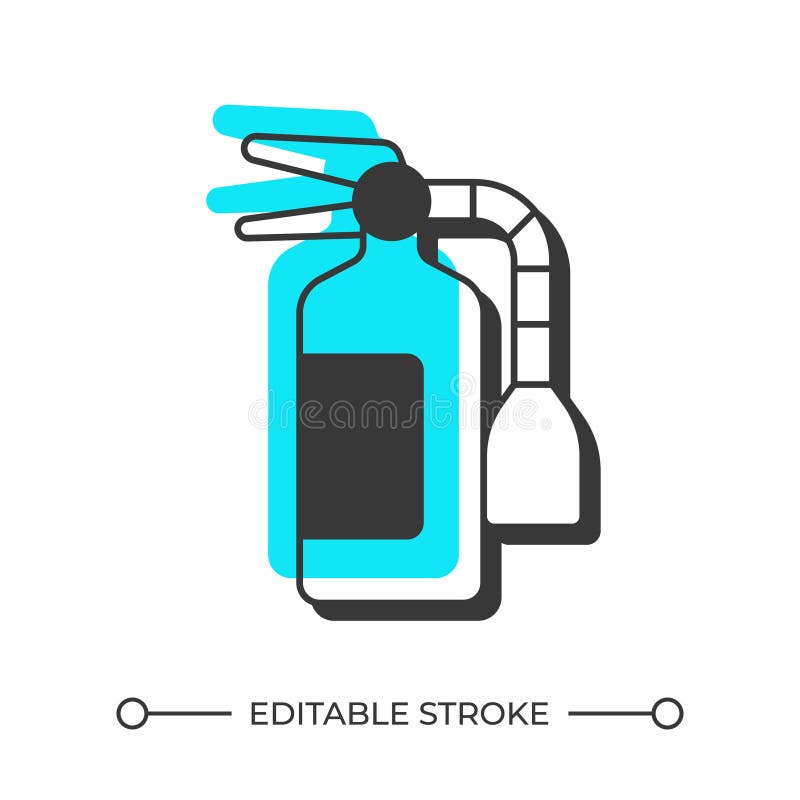 Active Fire Protection Extinguisher Stock Illustrations – 262 Active ...