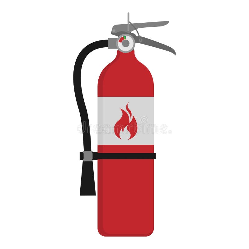 Fire Extinguisher: Fire Protection Device Stock Vector - Illustration ...
