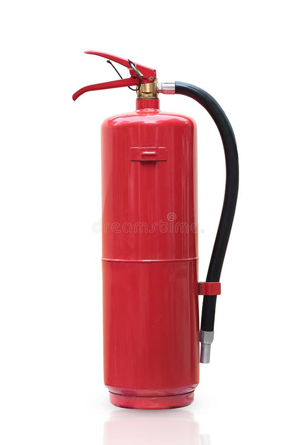 Metallic Fire Extinguisher Blue Background Stock Photos - Free ...