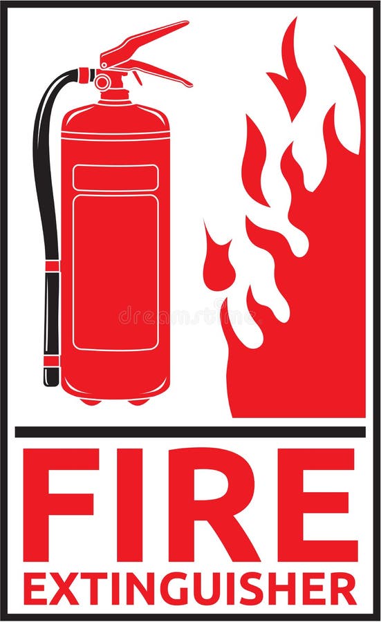Using A Fire Extinguisher Clip Art