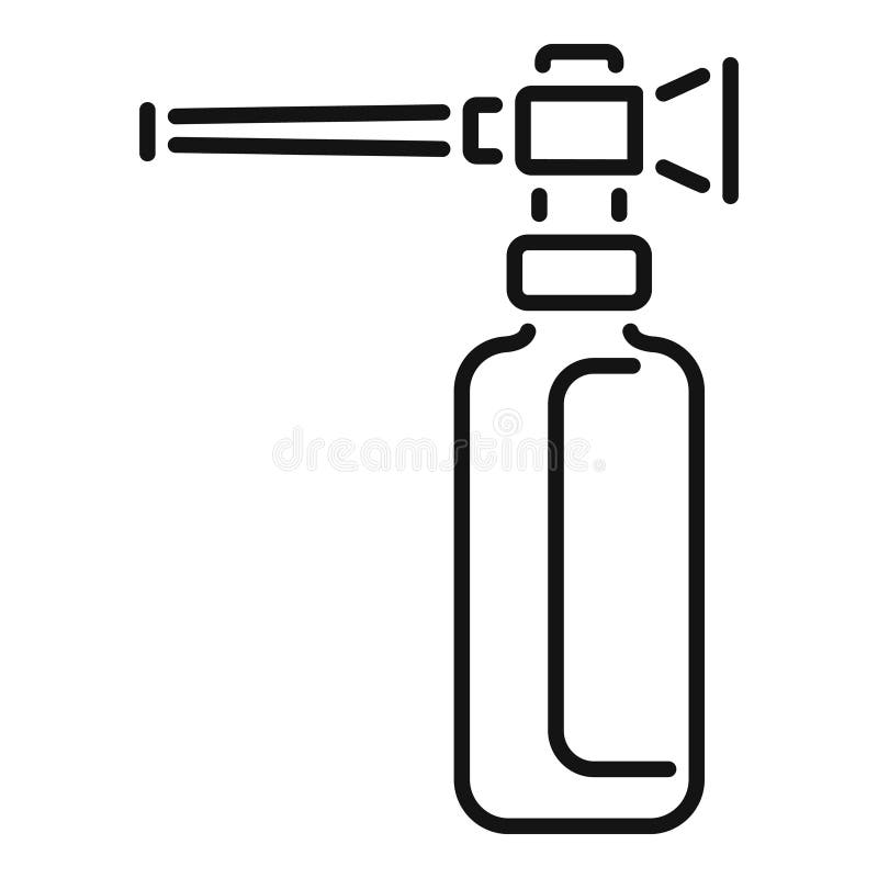 Fire Extinguisher Spraying Chemical Foam To Extinguish Fire Stock ...