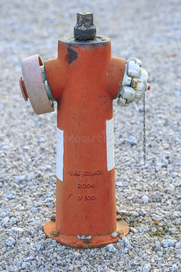 Fire Extinguisher on the Street Stock Image - Image of city, drop ...