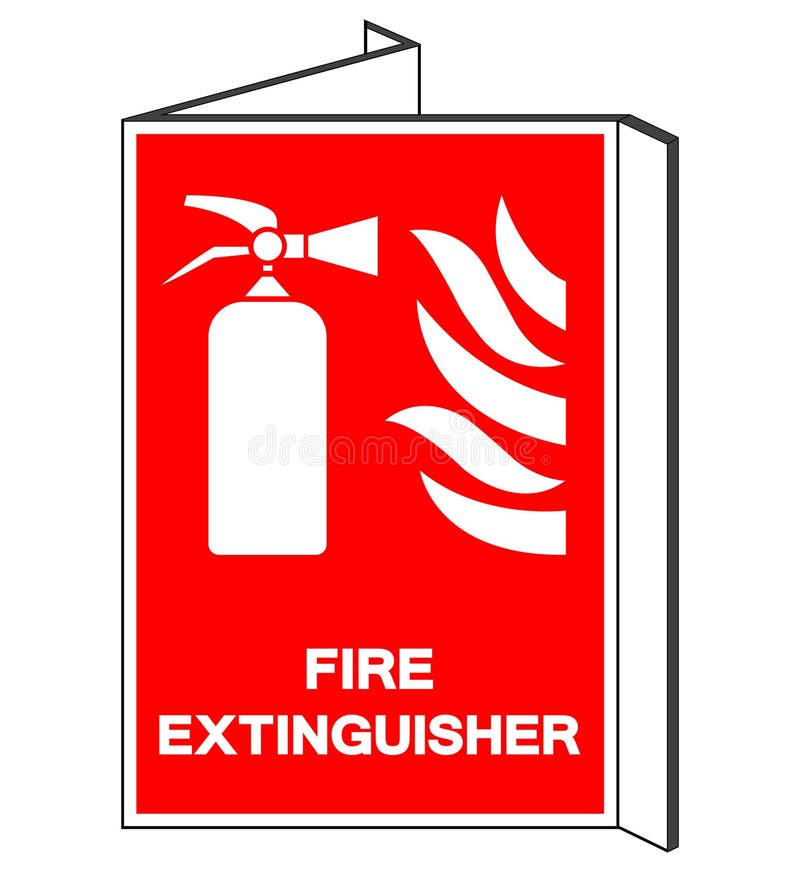 Fire Extinguisher Symbol Sign, Vector Illustration, Isolate on White ...