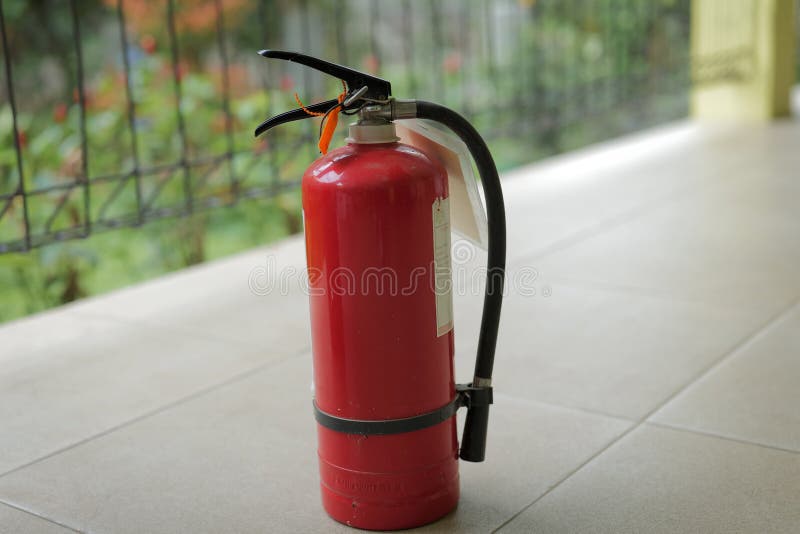 Fire Extinguisher To Put Out Small Fires Stock Photo - Image of small ...