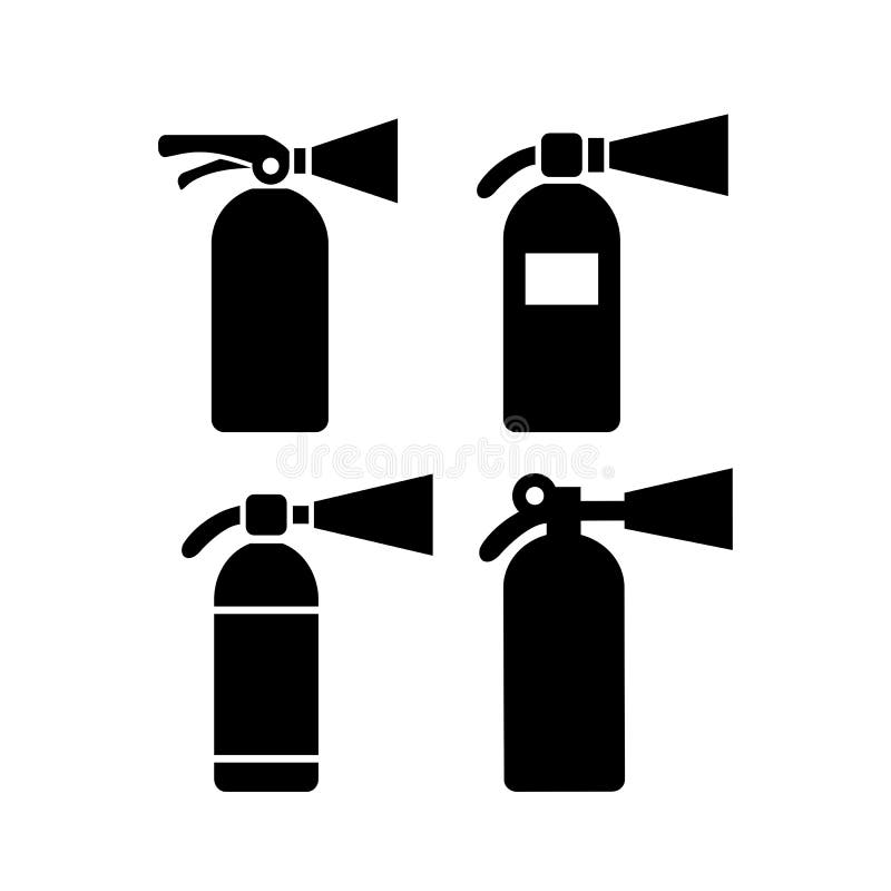Fire Extinguisher Vector Icon Set Stock Illustrations – 10,301 Fire ...