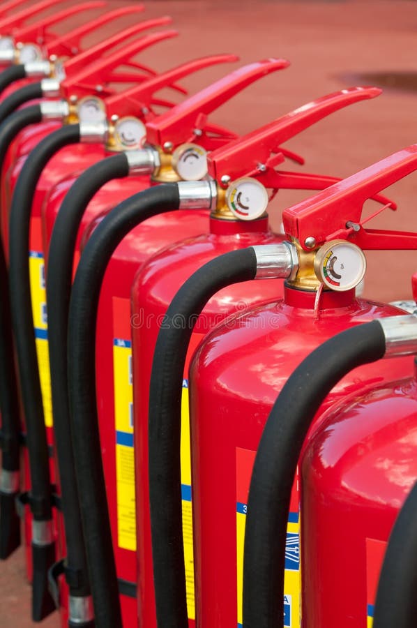Fire extinguishers stock image. Image of extinguisher - 16388379