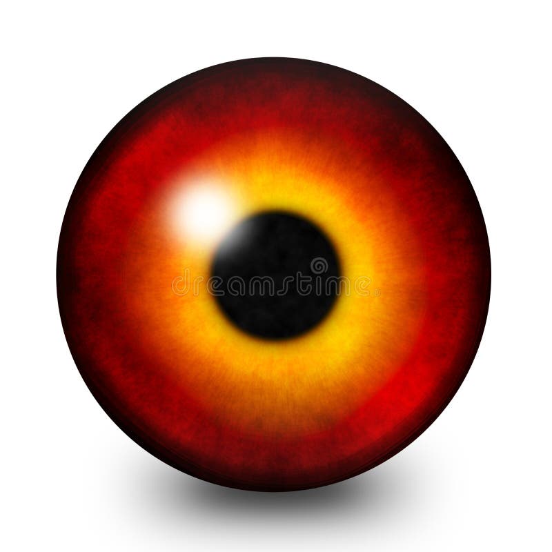 Fire Eye Pupil Illustration Stock Illustration - Illustration of ...