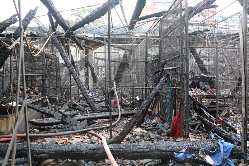 Fire in Factory stock photo. Image of workshop, risk - 57868966