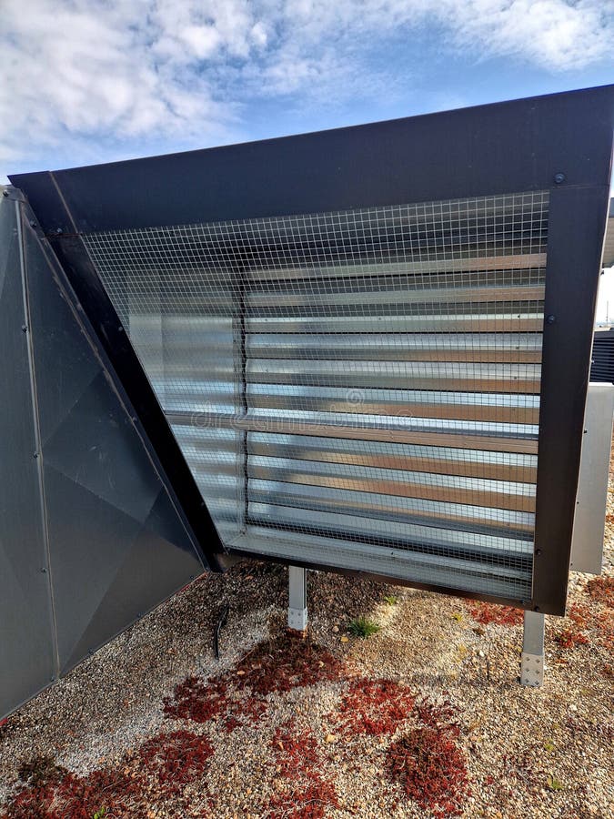 Fire Fans are an Important Part of Building Security. Stock Image ...