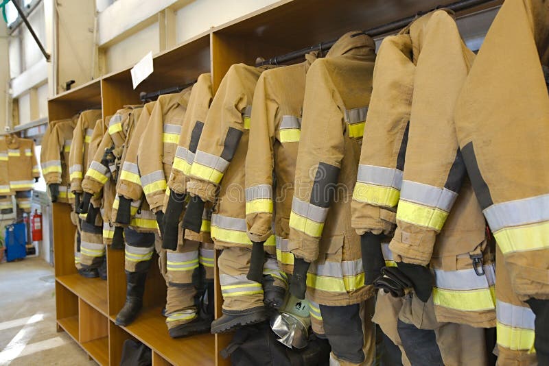 Fire fighter clothes stock image. Image of department - 72193169