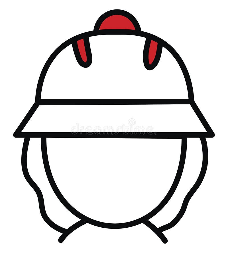 Fire fighter, icon stock vector. Illustration of flame - 261070784