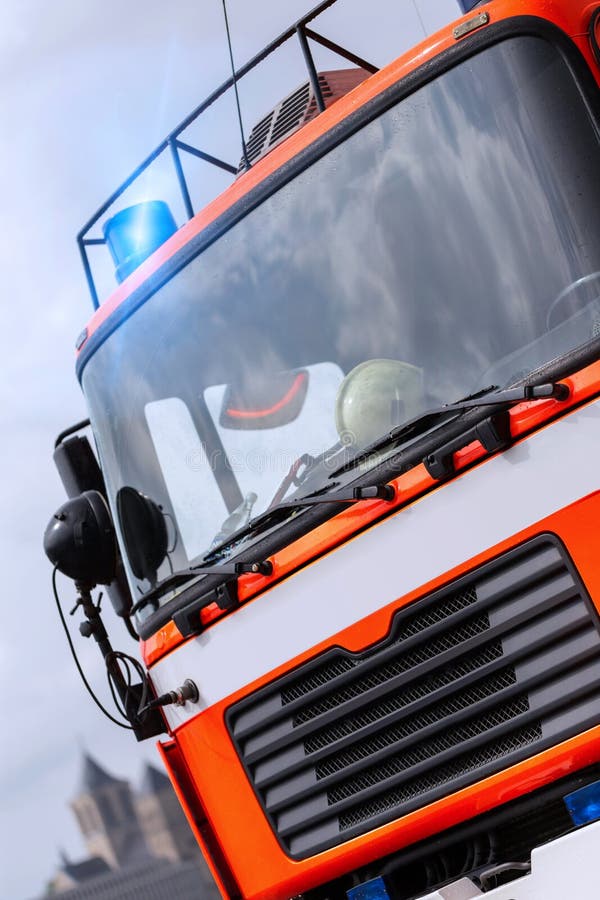 Fire fighter truck stock photo. Image of light, fighters - 98434322