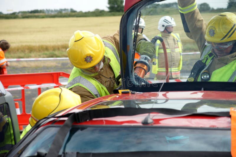 Fire fighters editorial photography. Image of victim - 85363147