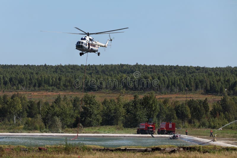 Fire fighting stock photo. Image of pool, forest, fireman - 28943868