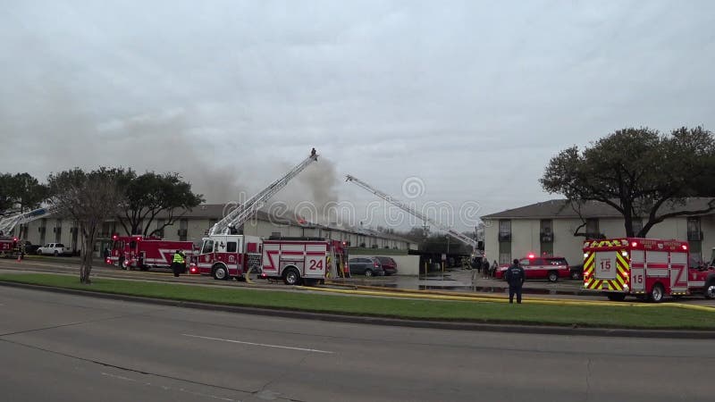 The Roof of the House is on Fire. the Residential Building Burn ...