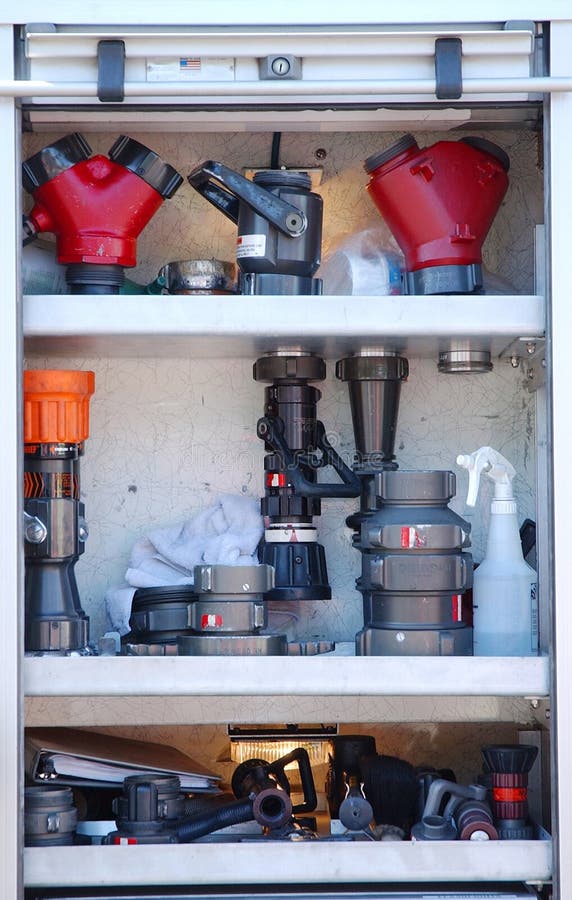 Fire Fighting Equipment stock image. Image of organized - 2378117