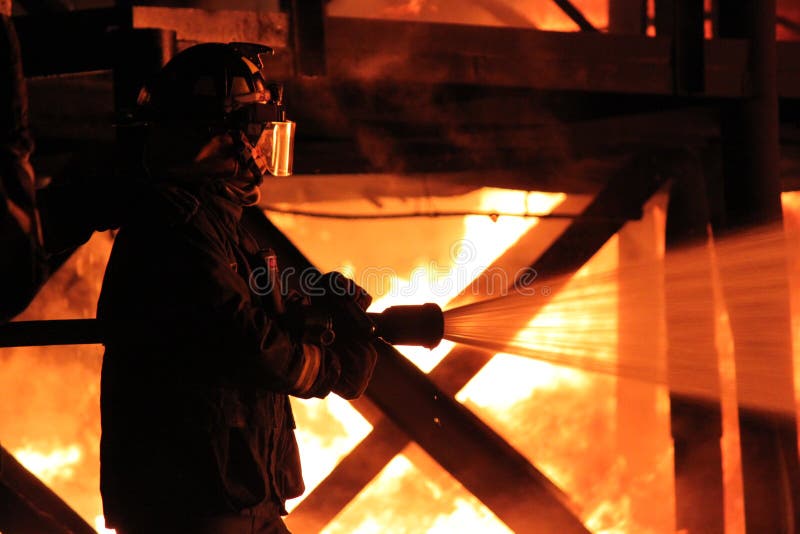 Fire Fighting stock image. Image of heat, fire, combustion - 33558207