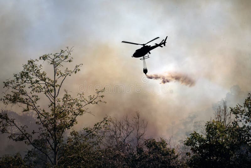 Fire Fighting Helicopter stock photo. Image of attack - 15698164