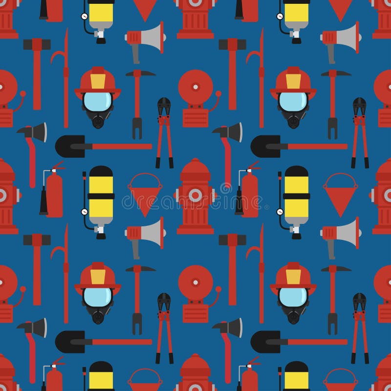 Fire Fighting Infographic Flat Design with Firefighter and Fire Engine ...