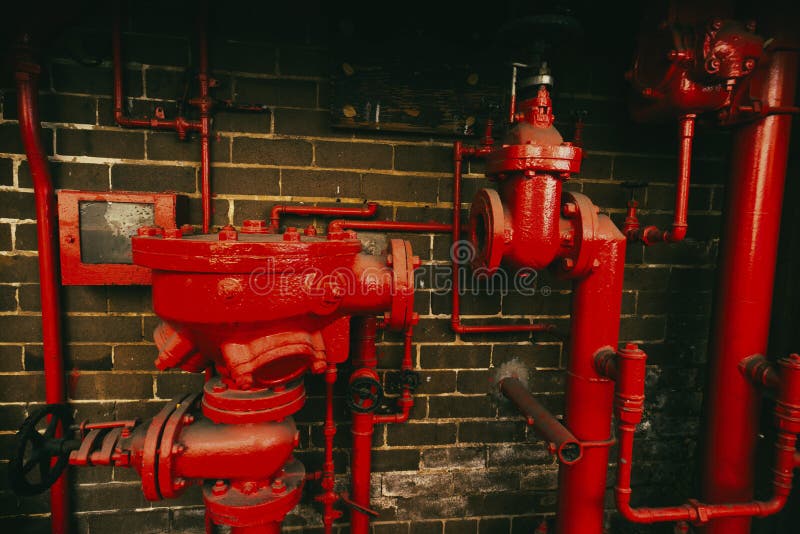 Fire Fighting System Derelict Building Stock Photo - Image of industry ...