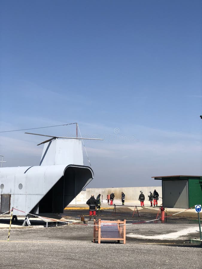 Fire Fighting Training Activity at Training Fire Ground Editorial Photo ...